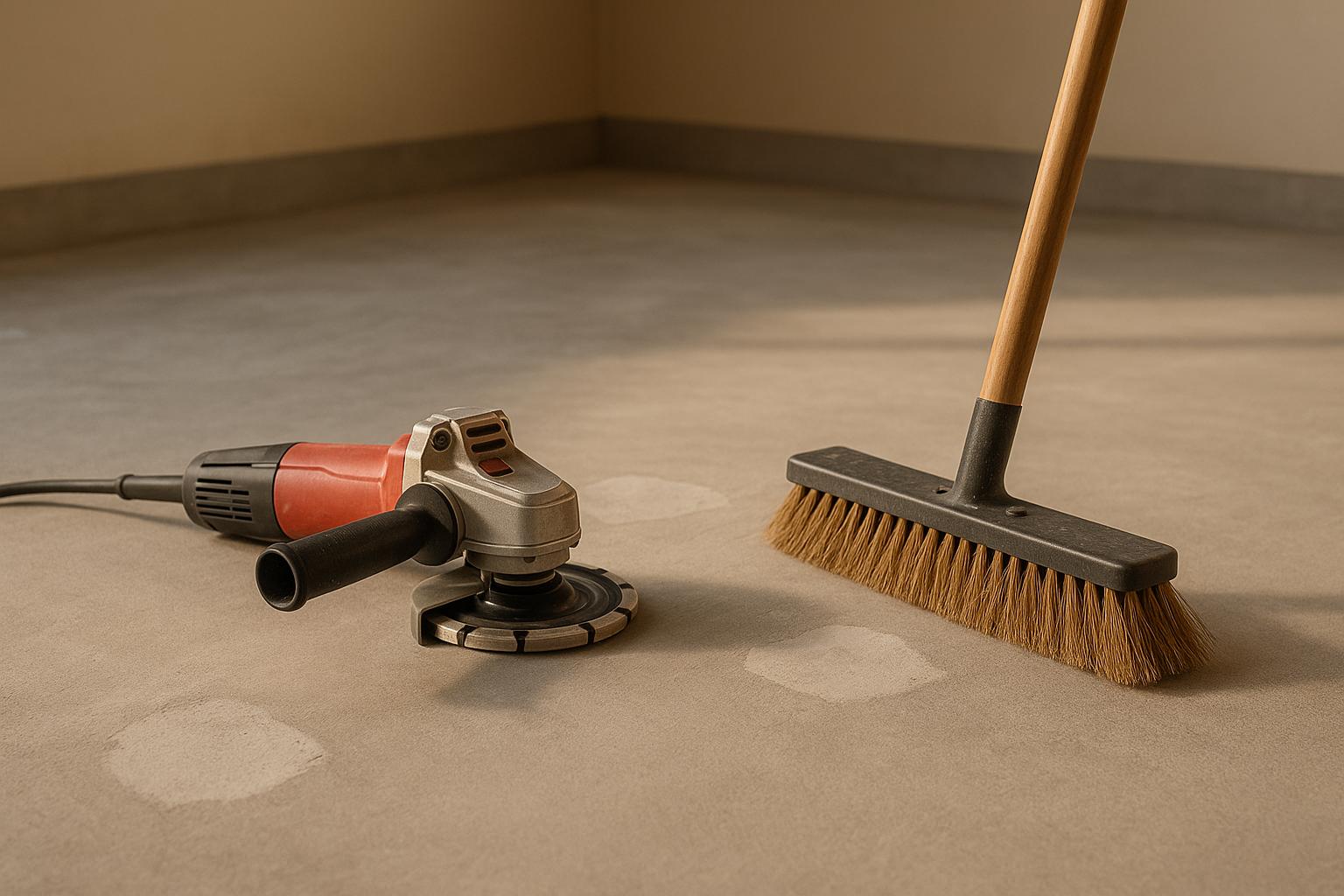 How to Prep a Concrete Floor for Epoxy Coating