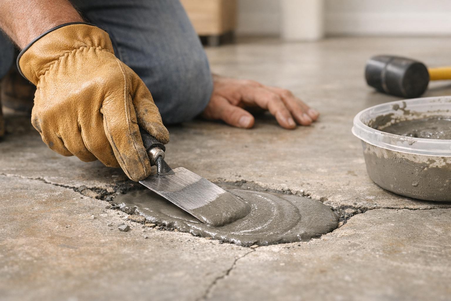 How to Fix Hollow Spots in Concrete Using Slurry